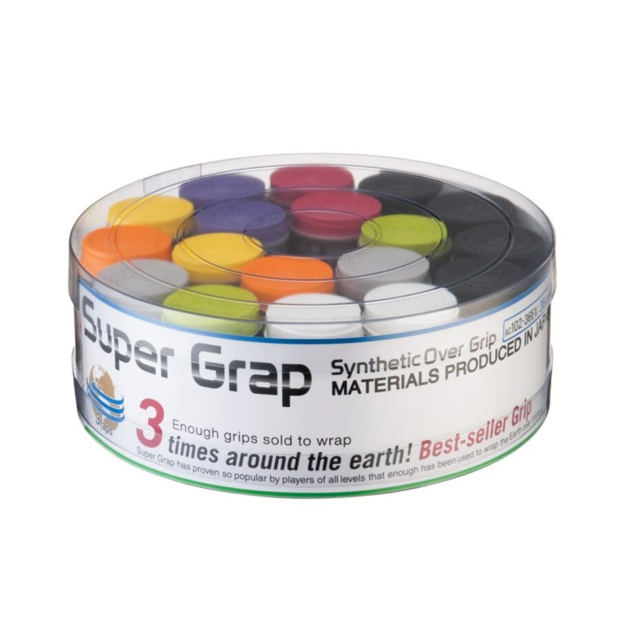 Yonex Super Grap 36-Pack Assorted | Overgrip → Køb her!