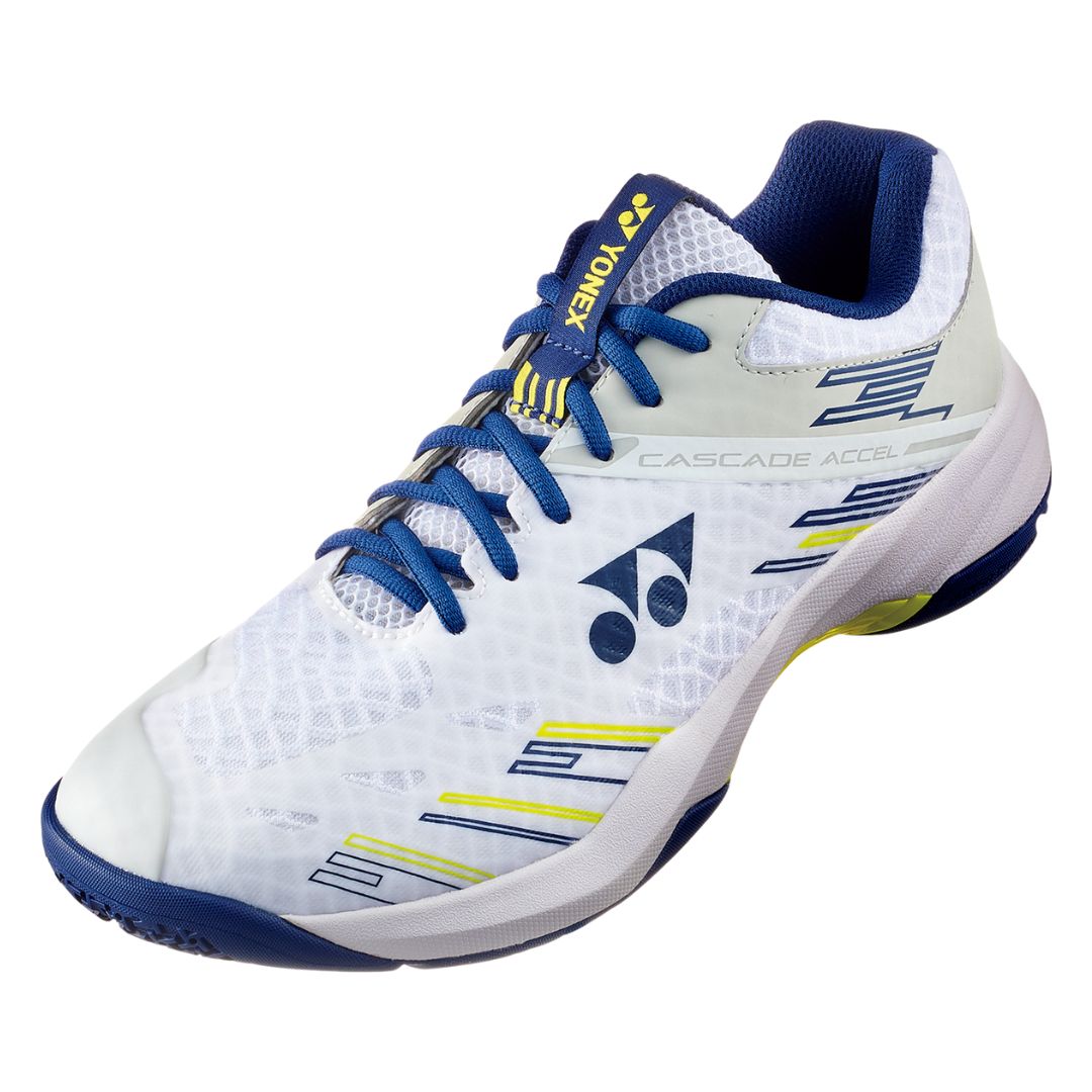 Yonex Cascade Accel White/Navy | Badmintonsko → Køb nu!